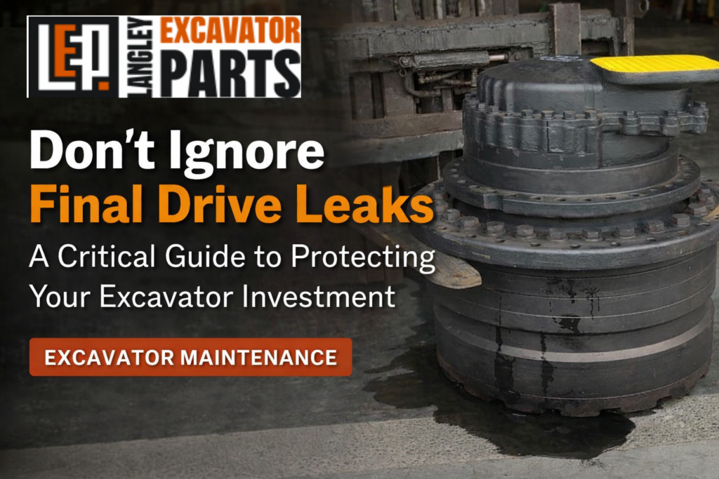 Don't Ignore Final Drive Leaks | Excavator Parts Tips